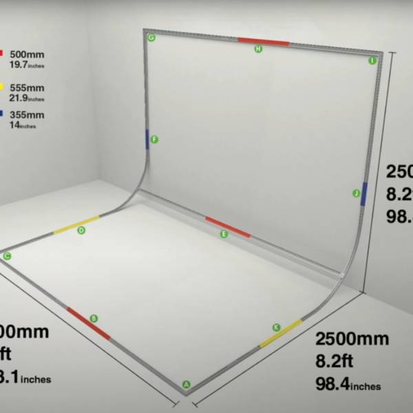 EASIFRAME® Cyclorama Curved Fabric Frame – Easiframe